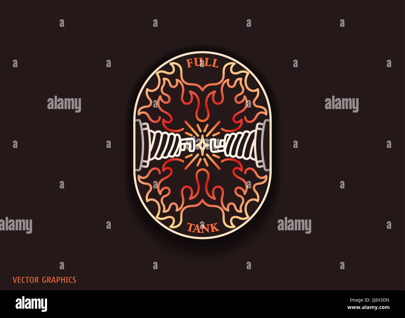 Internal combustion engine label Stock Vector Images - Alamy