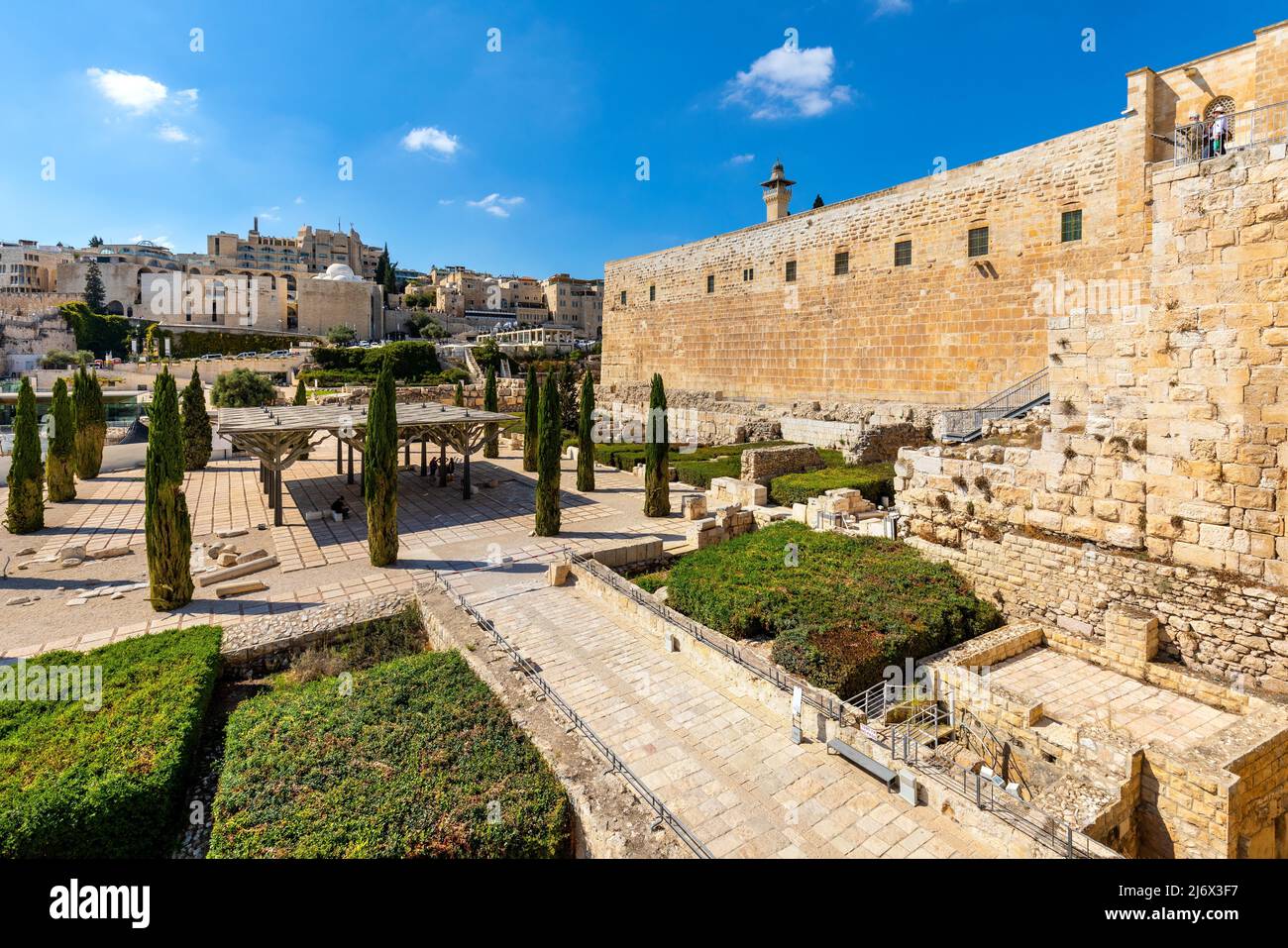 Jerusalem, Israel - October 13, 2017: Umayyad Palace Garden ...