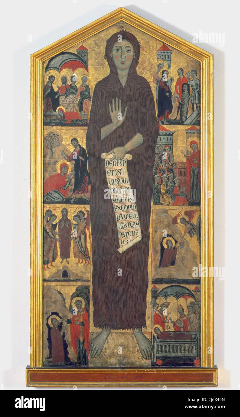 Penitent magdalene tempera panel master magdalen 13th century hi-res ...