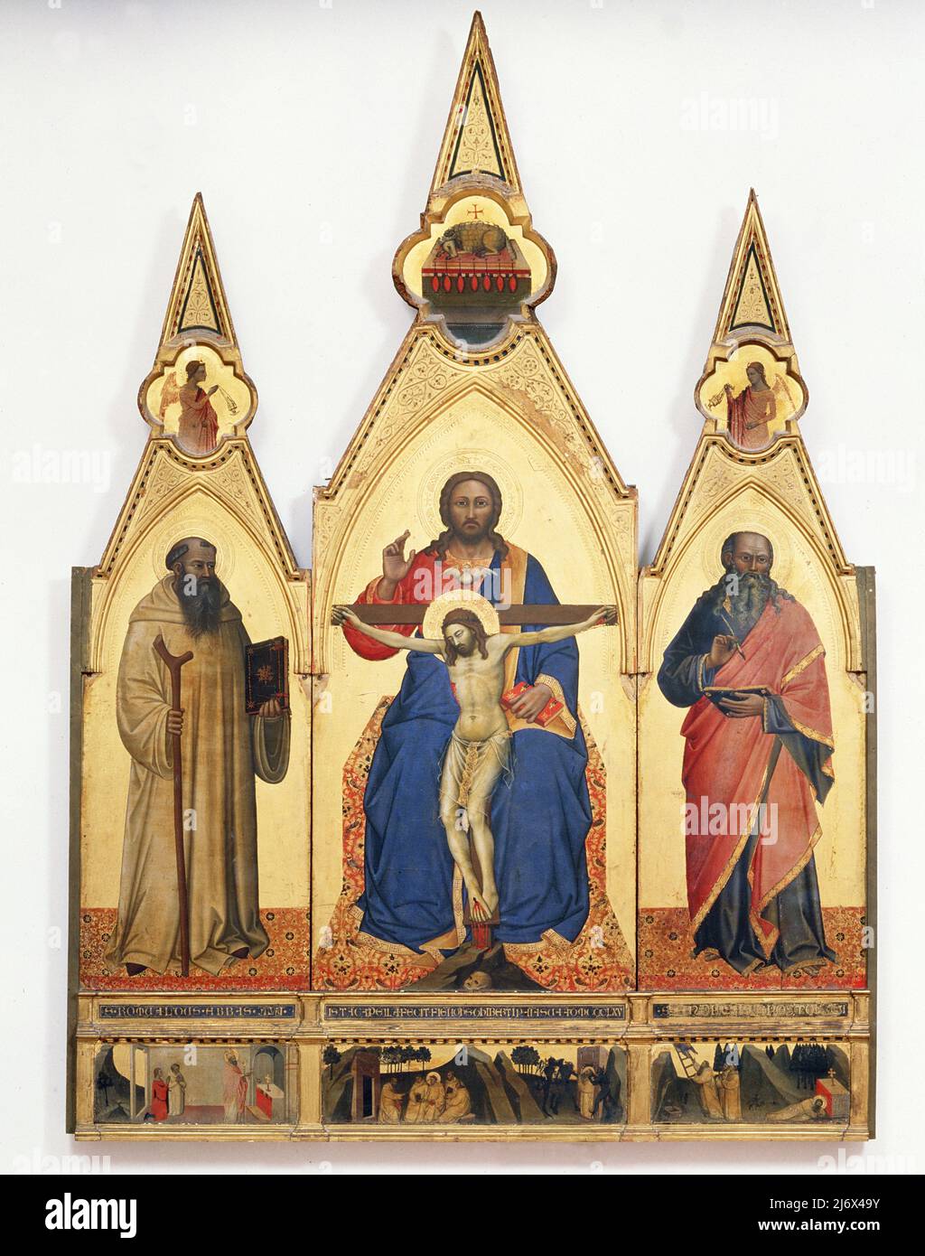 The Baptism of Christ by Allori, Alessandro (1535-1607); Galleria dell ...