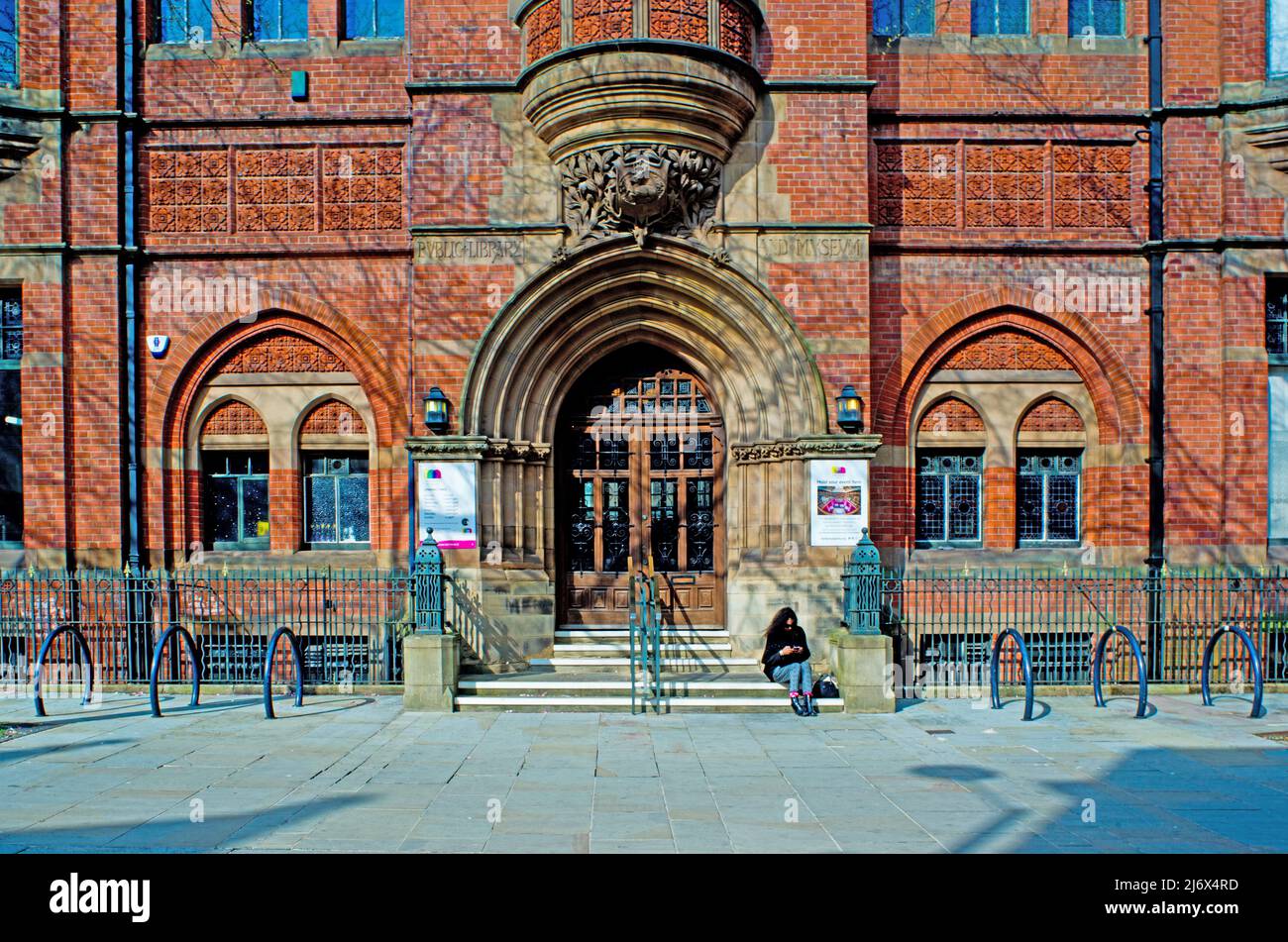 Public Library and Museum, Derby, Derbyshire, England Stock Photo - Alamy