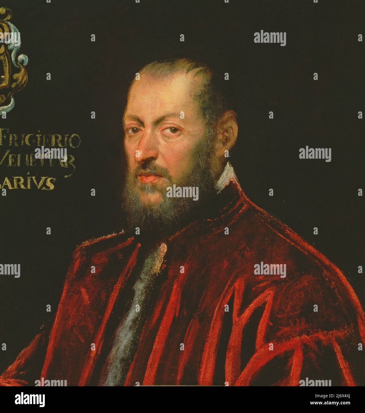 Portrait andrea frizier grand chancellor venice tintoretto jacopo ...