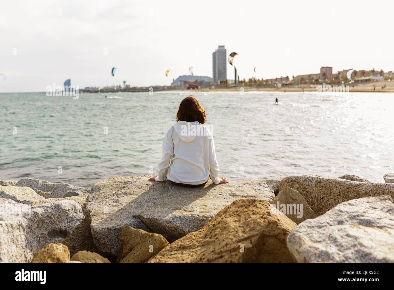 Female young peaceful harmony quiet hi-res stock photography and images ...