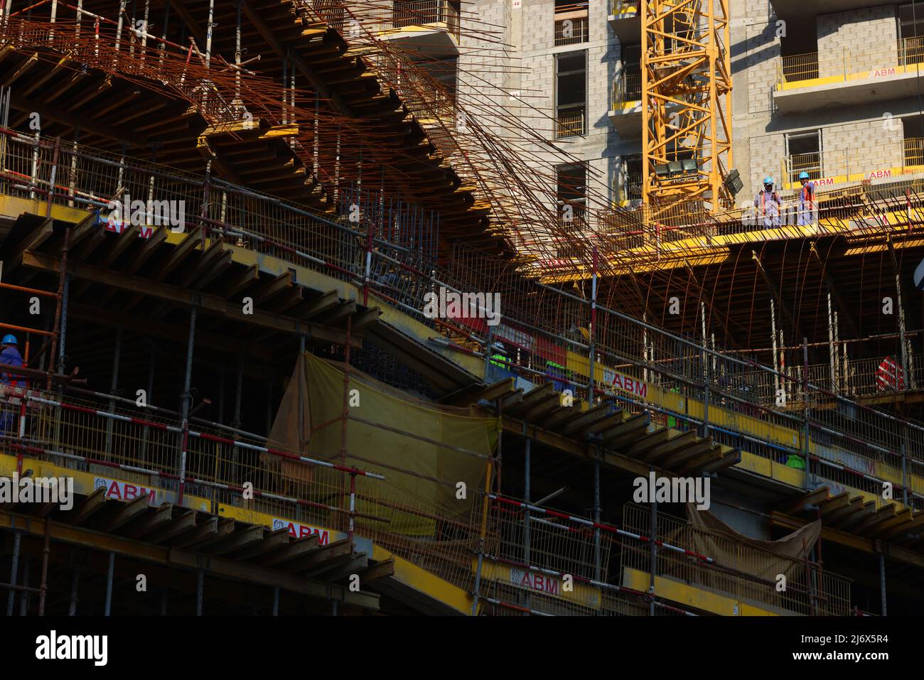 Dubai Baustelle, Arbeit. Dynamik, Energie, Baustelle, Dubai ...