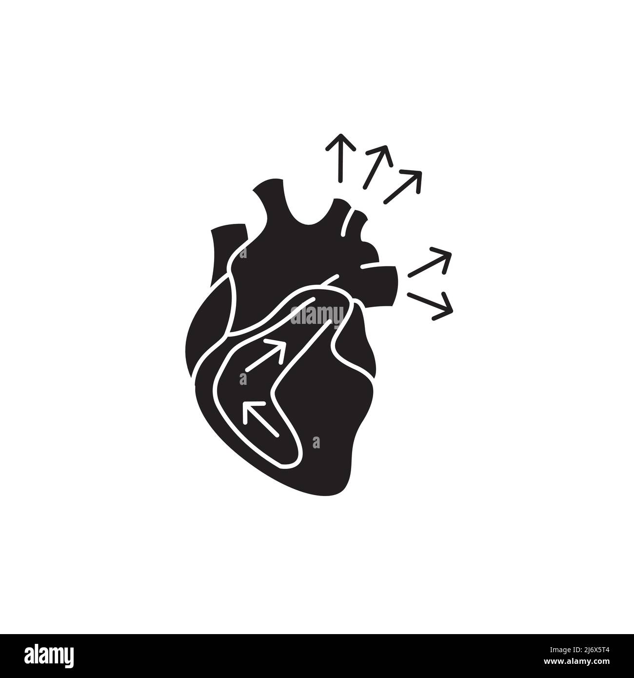 Diastole color line icon. Human diseases. Pictogram for web page ...