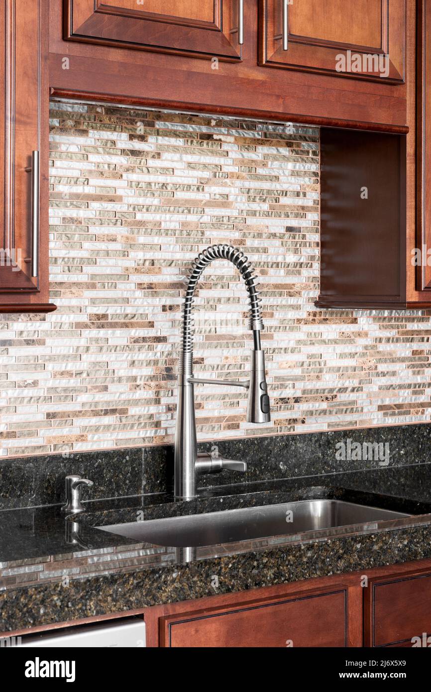 Kitchen Backsplash Ideas Black Granite Countertops Grey Kitchen