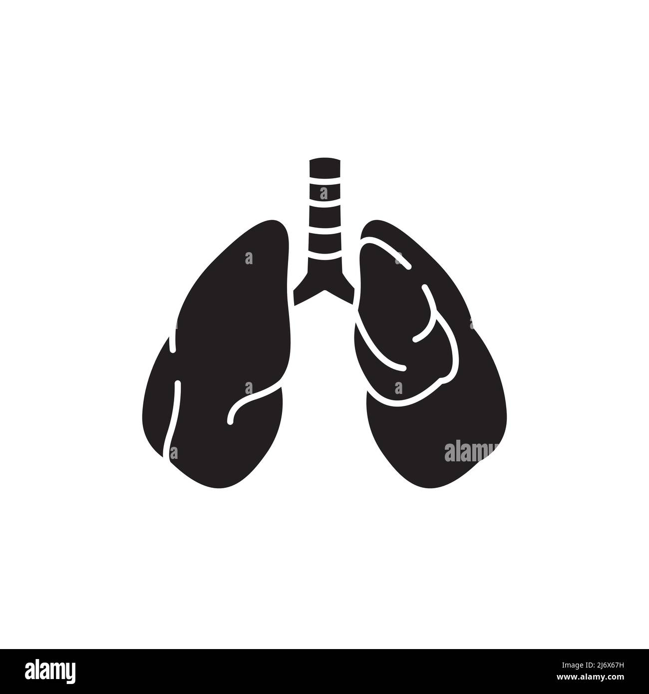 Pneumothorax color line icon. Human diseases. Pictogram for web page ...