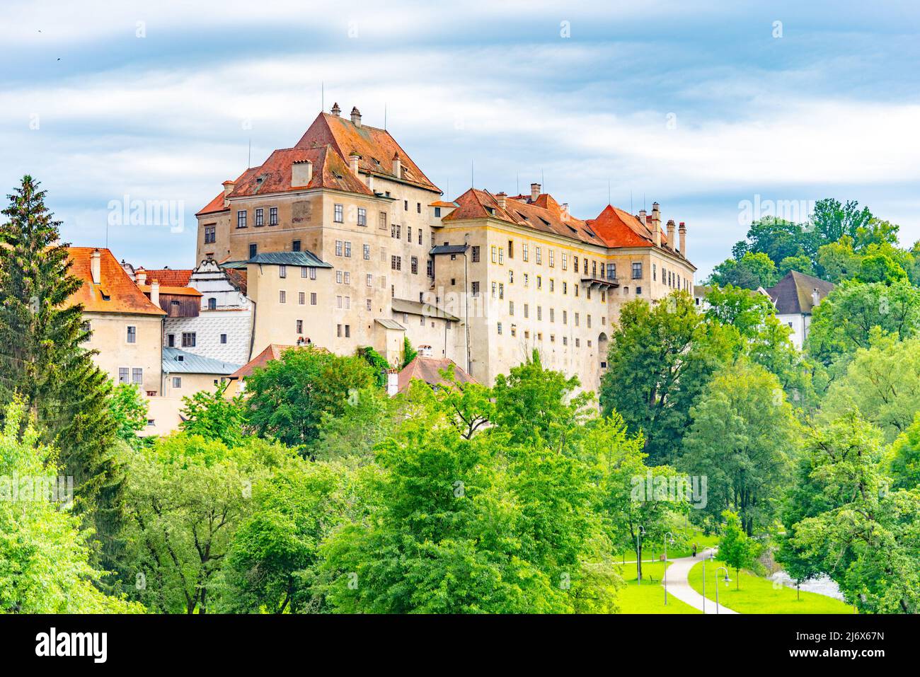 Medieval castle deer park hi-res stock photography and images - Alamy