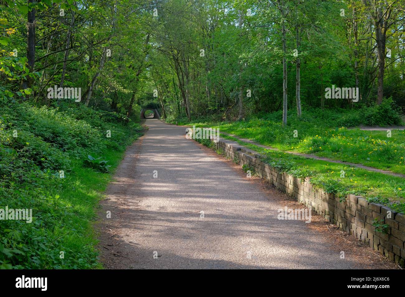 Monton and Roe green loop line and old railway station public walkway ...