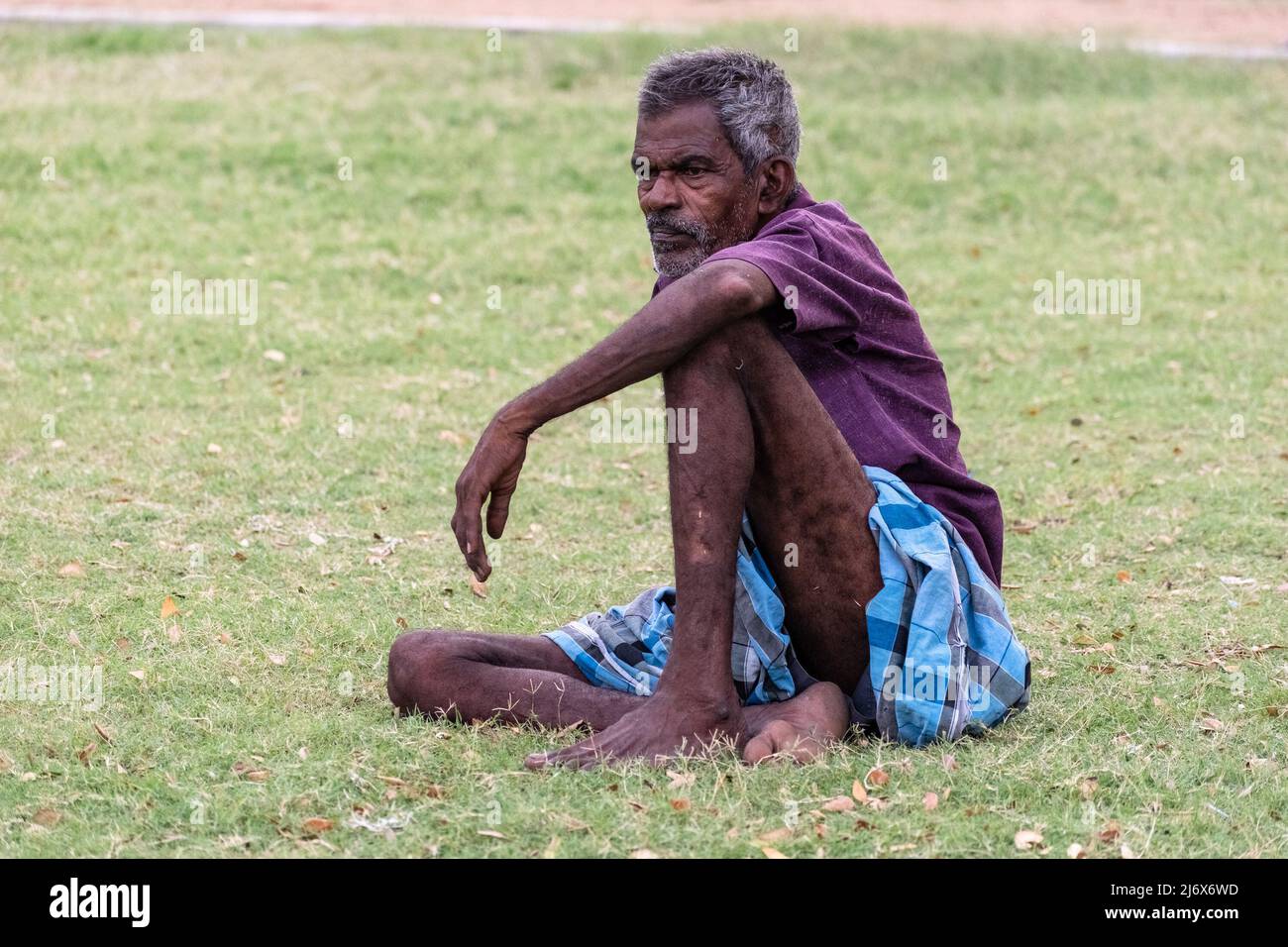 Local indian man sitting public hi-res stock photography and images - Alamy