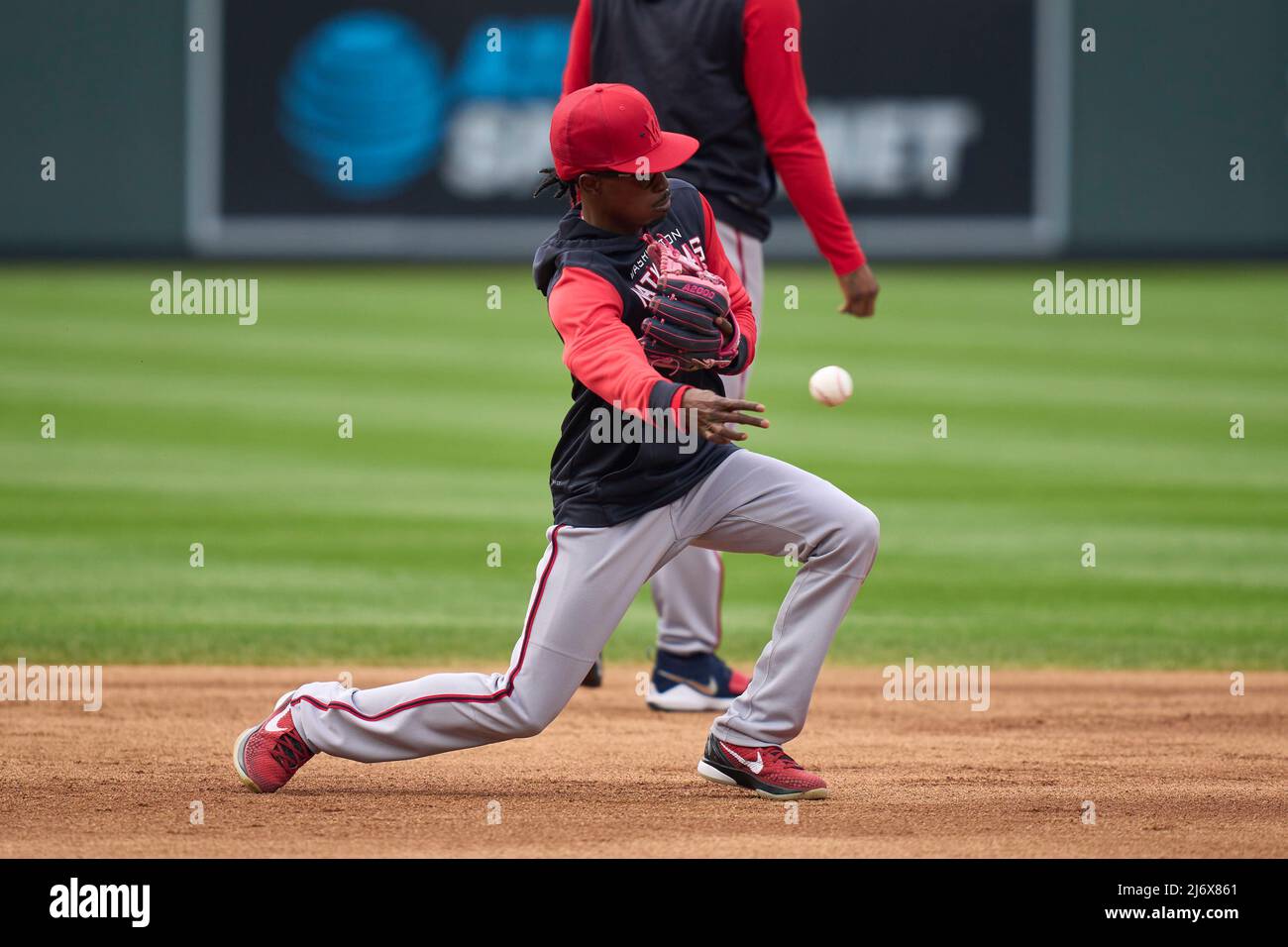May 3 2022: Washington infielder Dee Strange-Gordon (9) during the pre ...