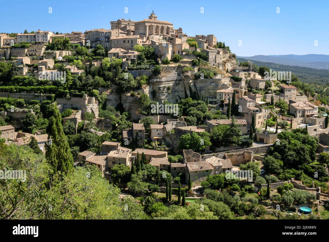 The village of Gordes in France Stock Photo - Alamy