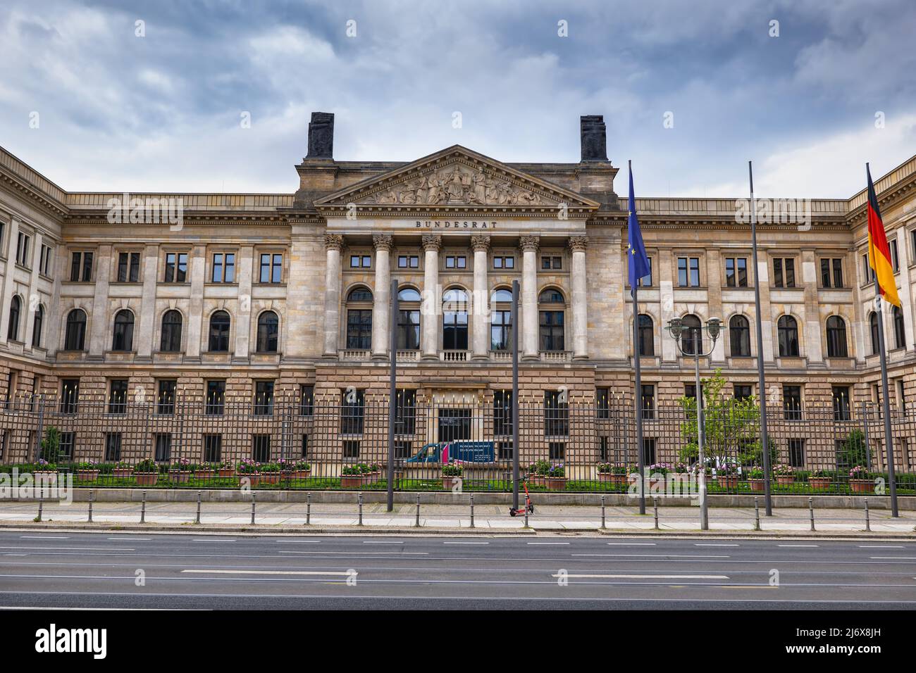 Berlin, Germany, Bundesrat building, seat of the Federal constitutional ...