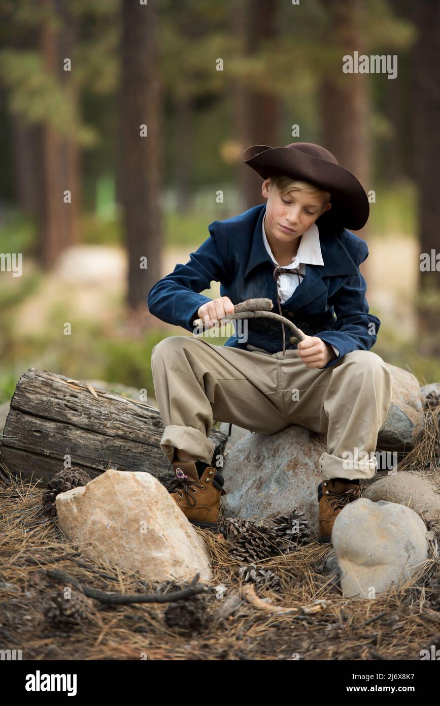 teen boy as peter pan Stock Photo - Alamy