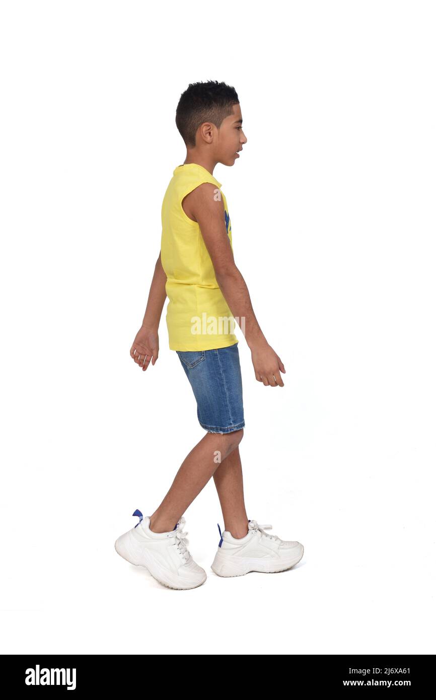 Child Standing Side View