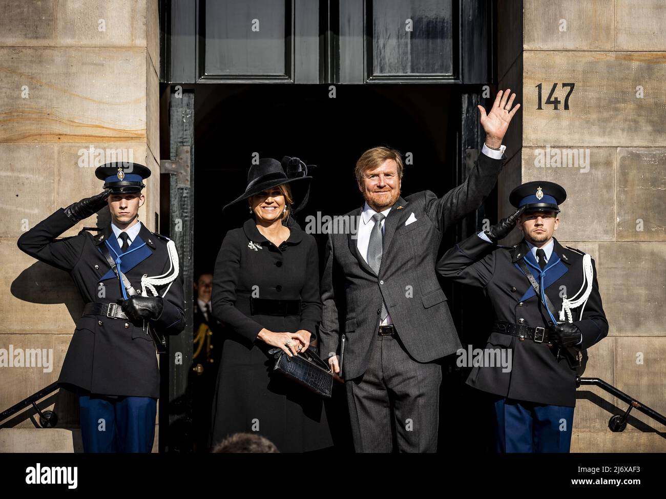 2022-05-04 17:57:43 Dutch Queen Maxima and King Willem-Alexander on ...
