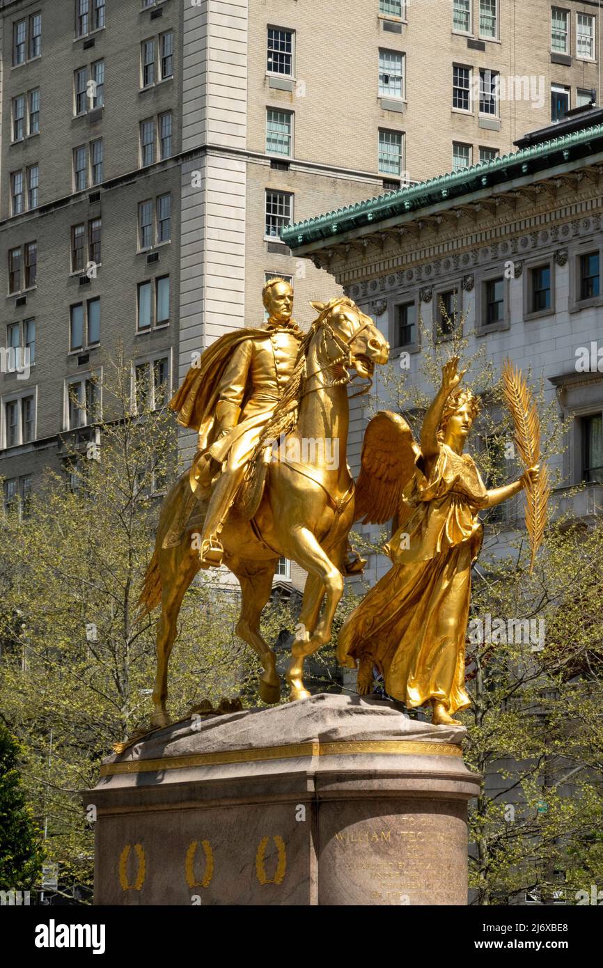 The General Sherman Statue at Grand Army Plaza is a famous landmark in ...