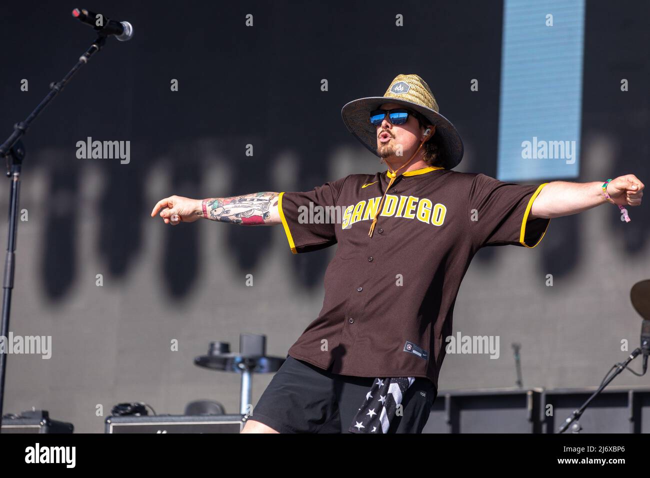Country musician Hardy (Michael Hardy) during Stagecoach Music Festival ...