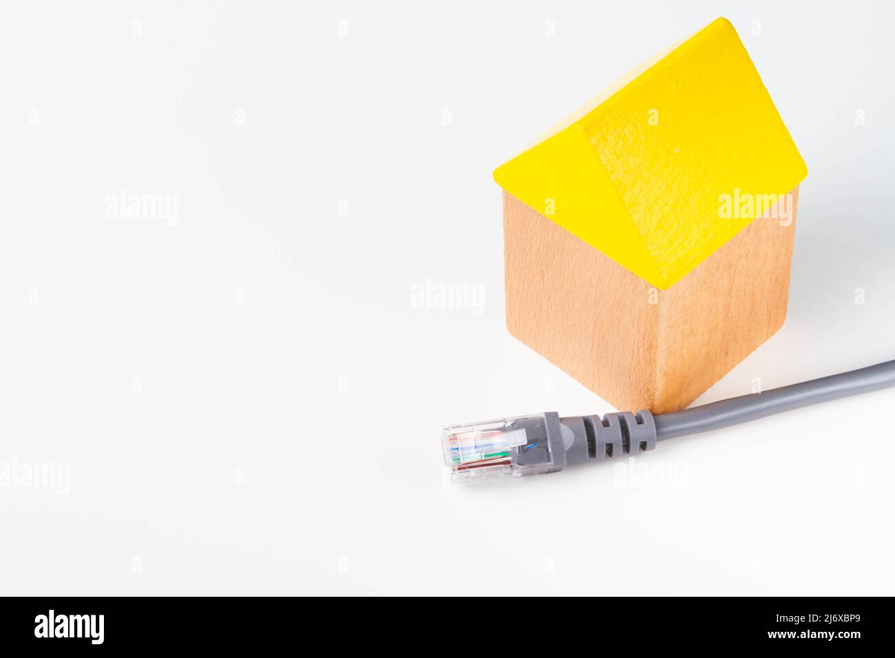 Internet connection to the house. Internet cable and installation of a ...