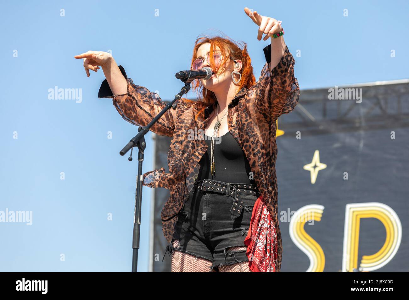 Caylee Hammack during Stagecoach Music Festival on April 30, 2022, at ...