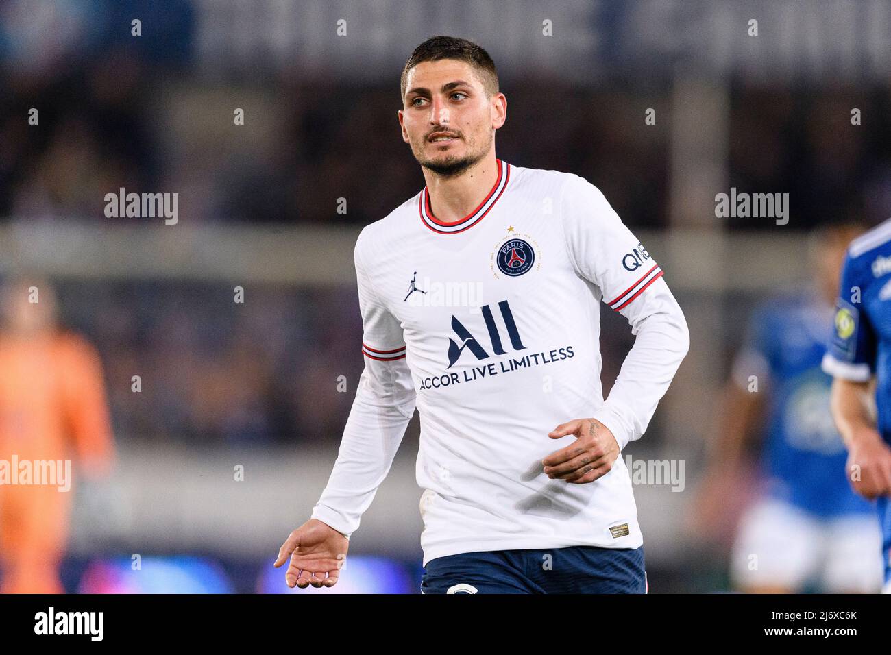 Strasbourg, France - April 29: Marco Verratti of Paris Saint Germain ...
