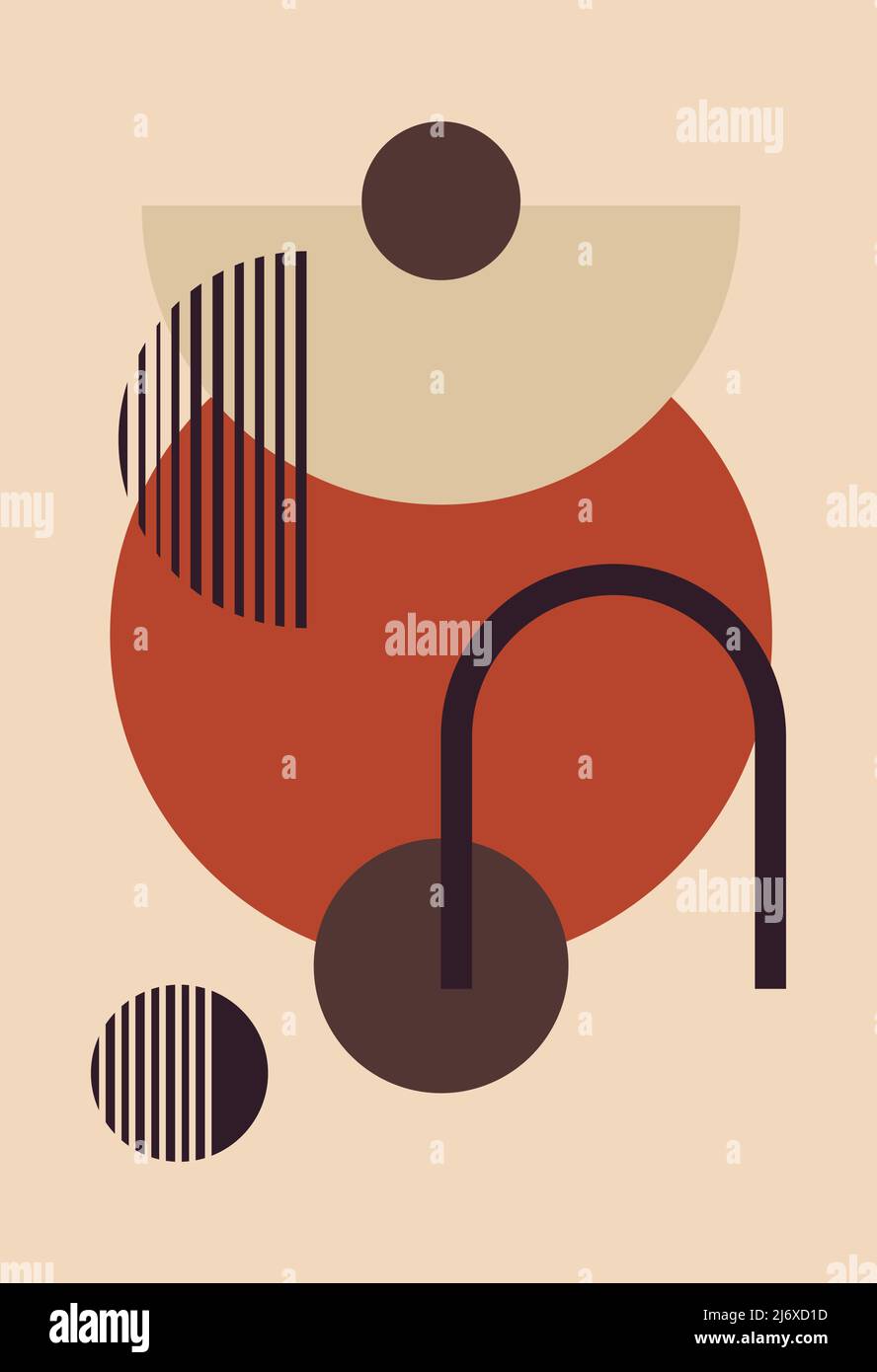 Geometric poster. Abstract prints and wall decor. Modern minimalist ...