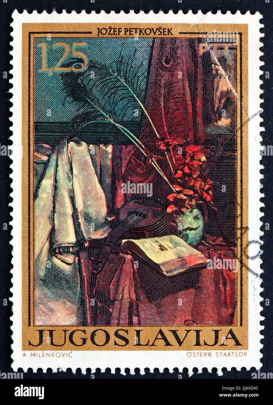 YUGOSLAVIA - CIRCA 1972: a stamp printed in the Yugoslavia shows Still ...