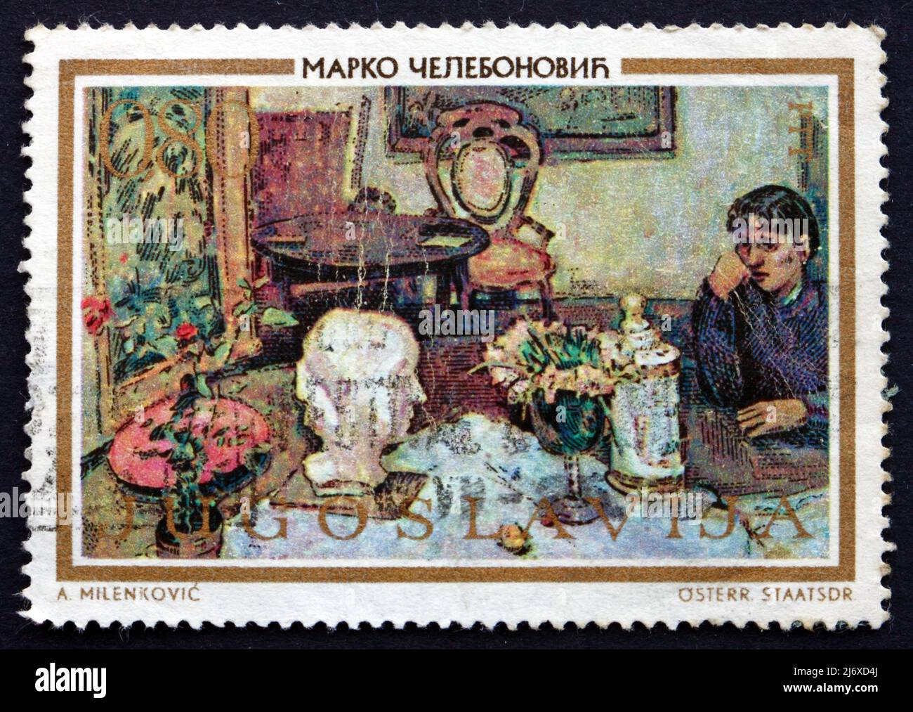 YUGOSLAVIA - CIRCA 1973: a stamp printed in the Yugoslavia shows ...