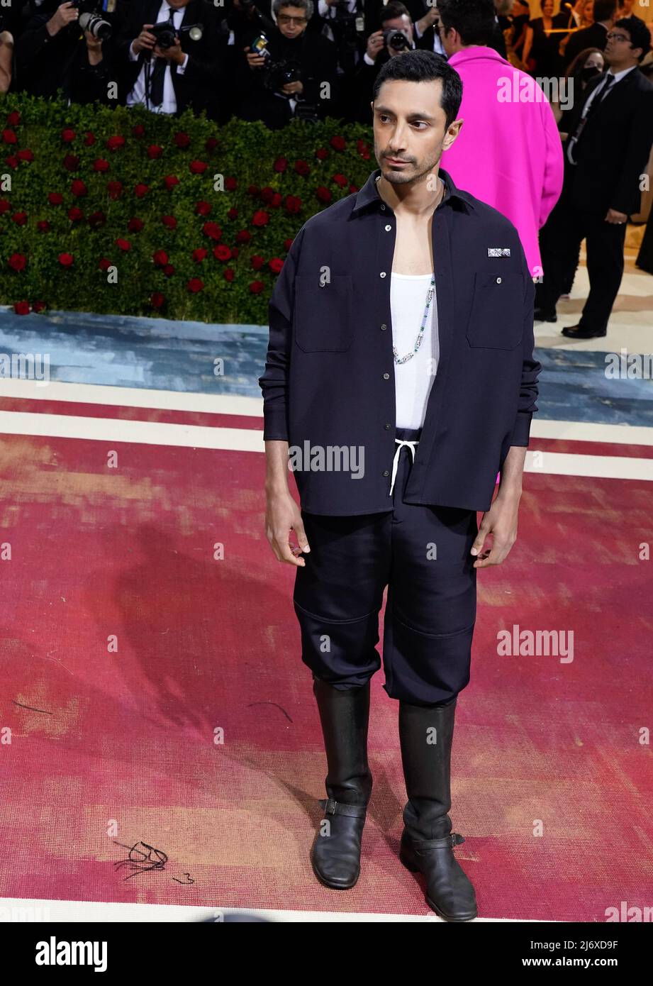 New York, United States. 2nd May, 2022. Riz Ahmed arrives for the 2022 ...
