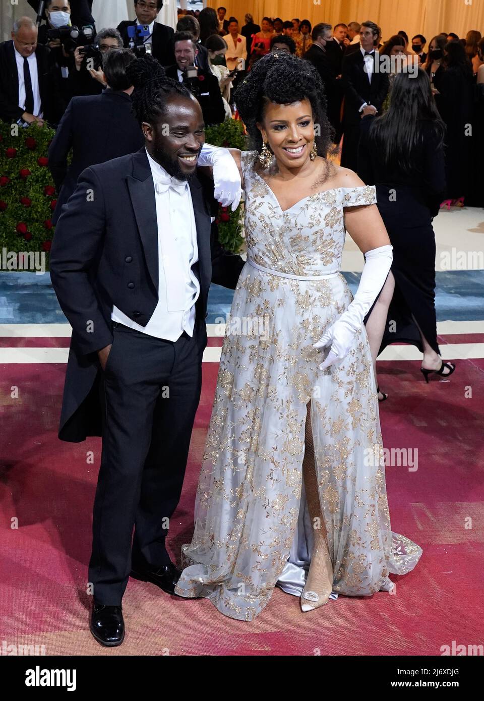 New York, United States. 2nd May, 2022. Bobby Digi Olisa, Laurie Cumbo ...