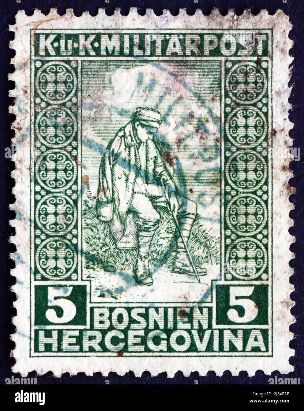 Stamp bosnia hi-res stock photography and images - Alamy