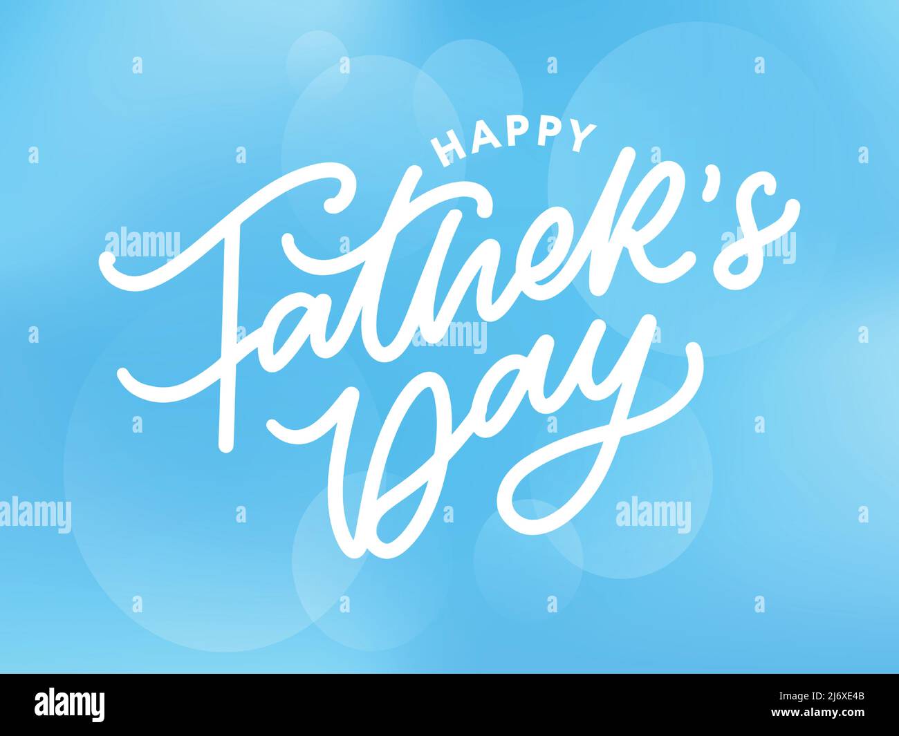 Happy Father s Day Calligraphy greeting card. Vector illustration Stock ...