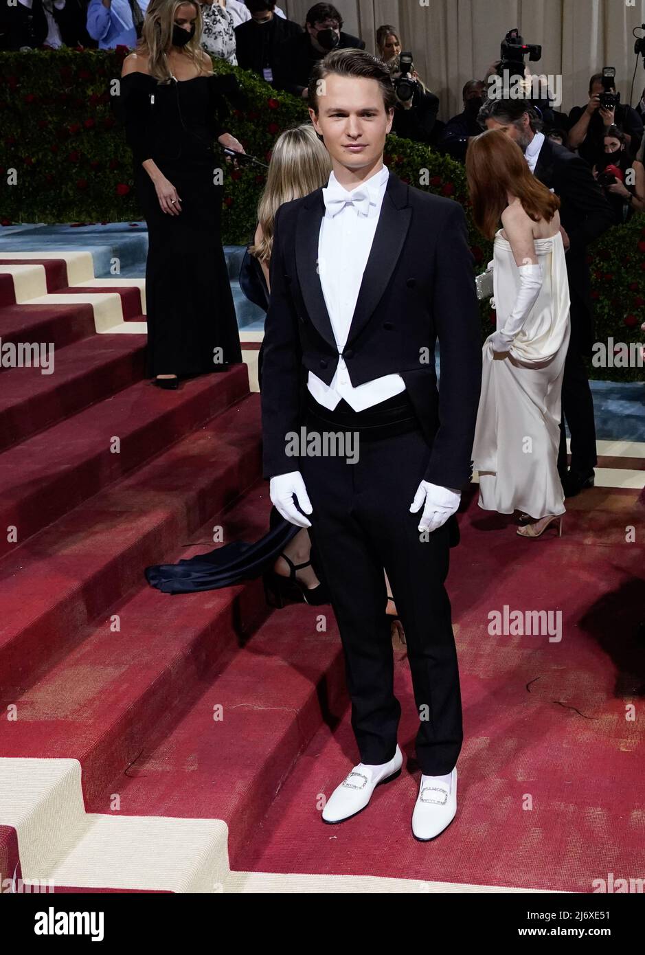 New York, United States. 2nd May, 2022. Ansel Elgort arrives for the ...