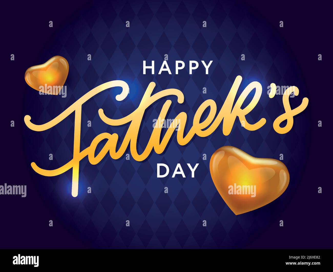 Happy Father s Day Calligraphy greeting card. Vector illustration Stock ...
