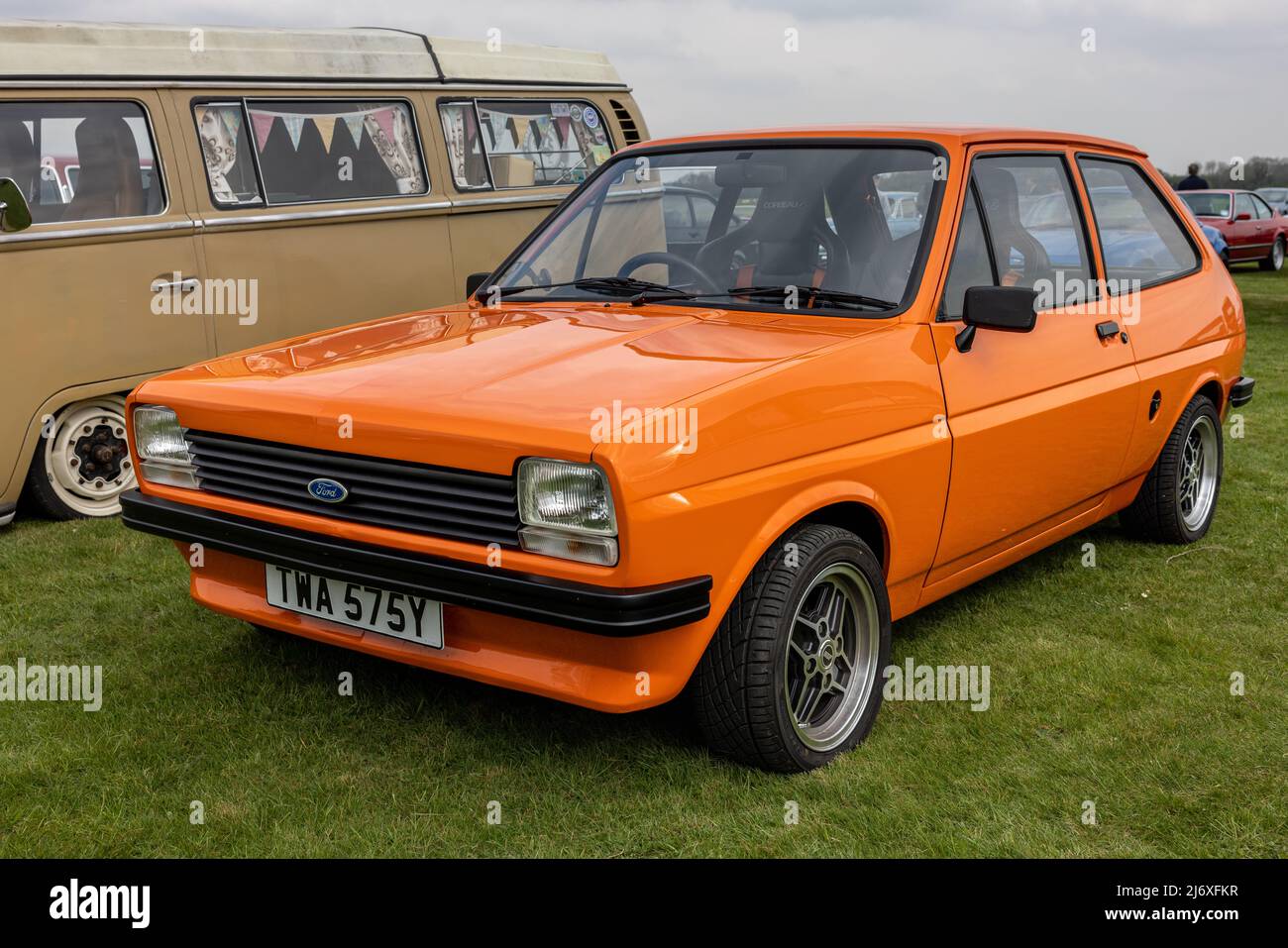 First generation Ford Fiesta, on display at the April Scramble held at ...