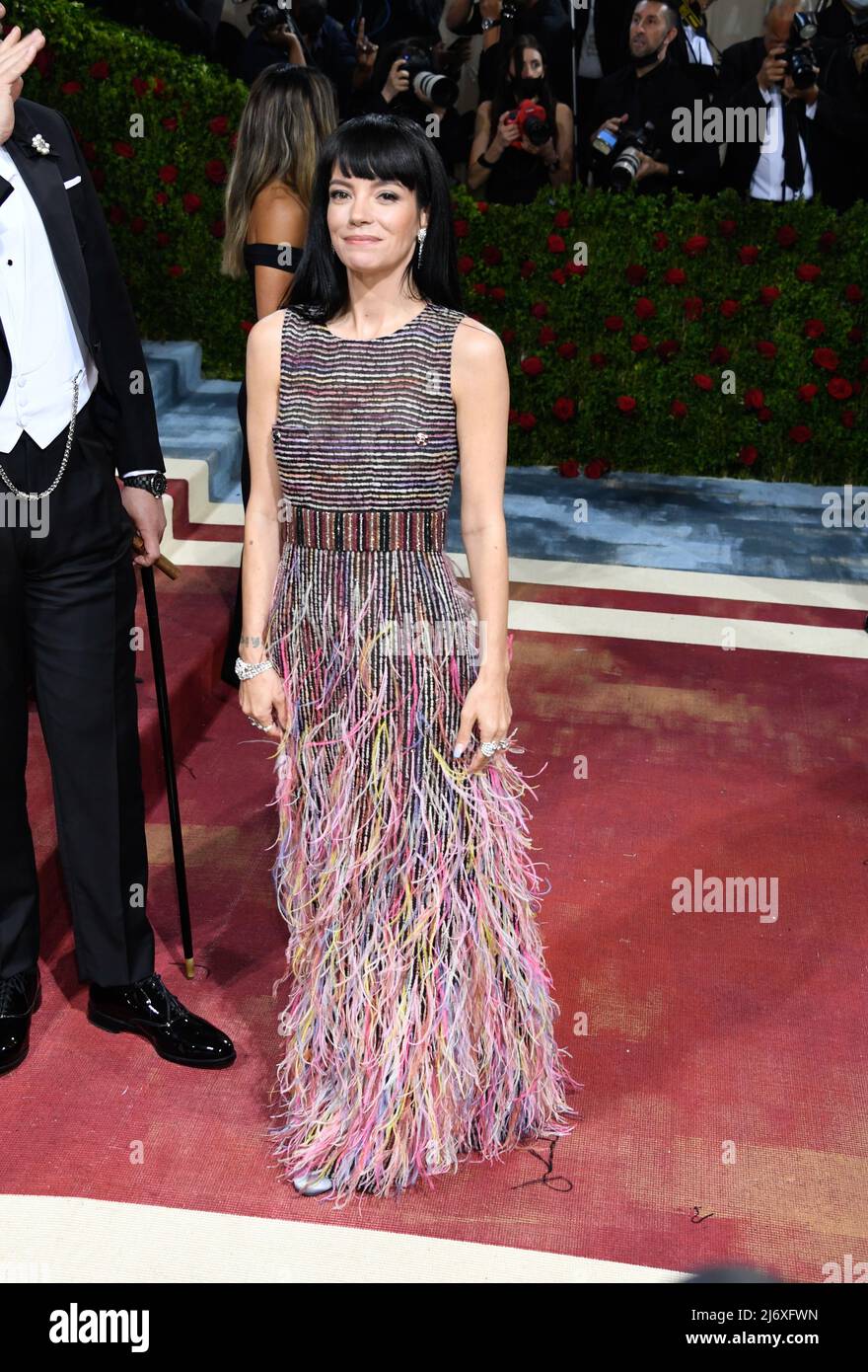 New York, United States. 2nd May, 2022. Lily Allen arrives for the 2022 ...