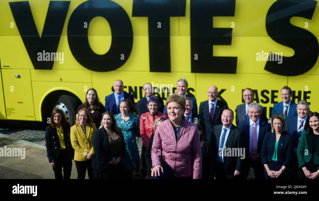 Scottish national party leader nicola sturgeon hi-res stock photography ...