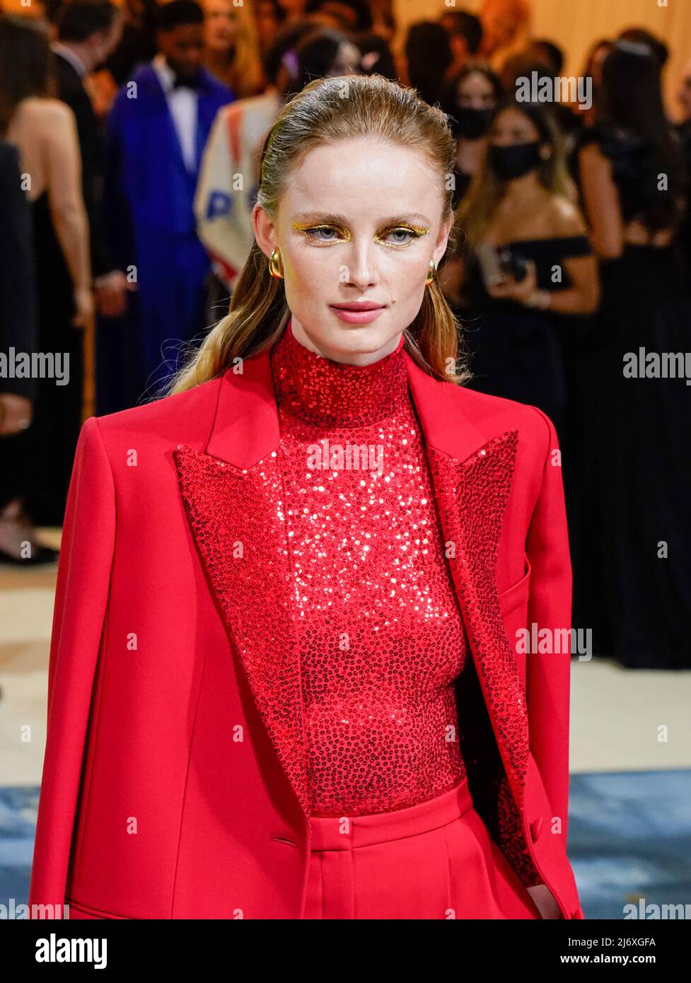 New York, United States. 2nd May, 2022. Rianne van Rompaey arrives for ...