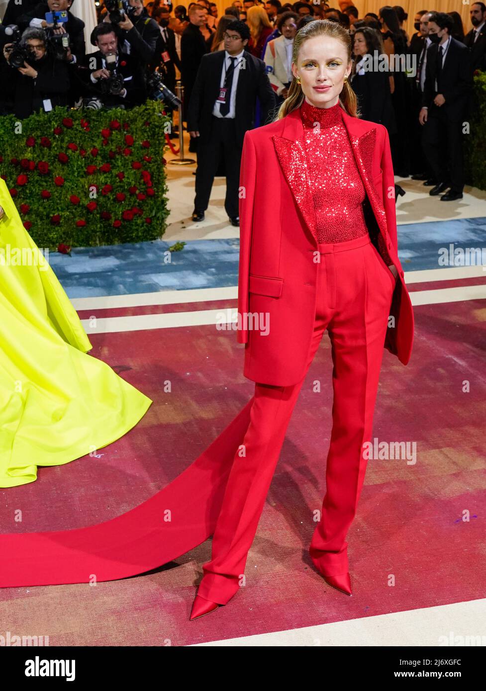 New York, United States. 2nd May, 2022. Rianne van Rompaey arrives for ...
