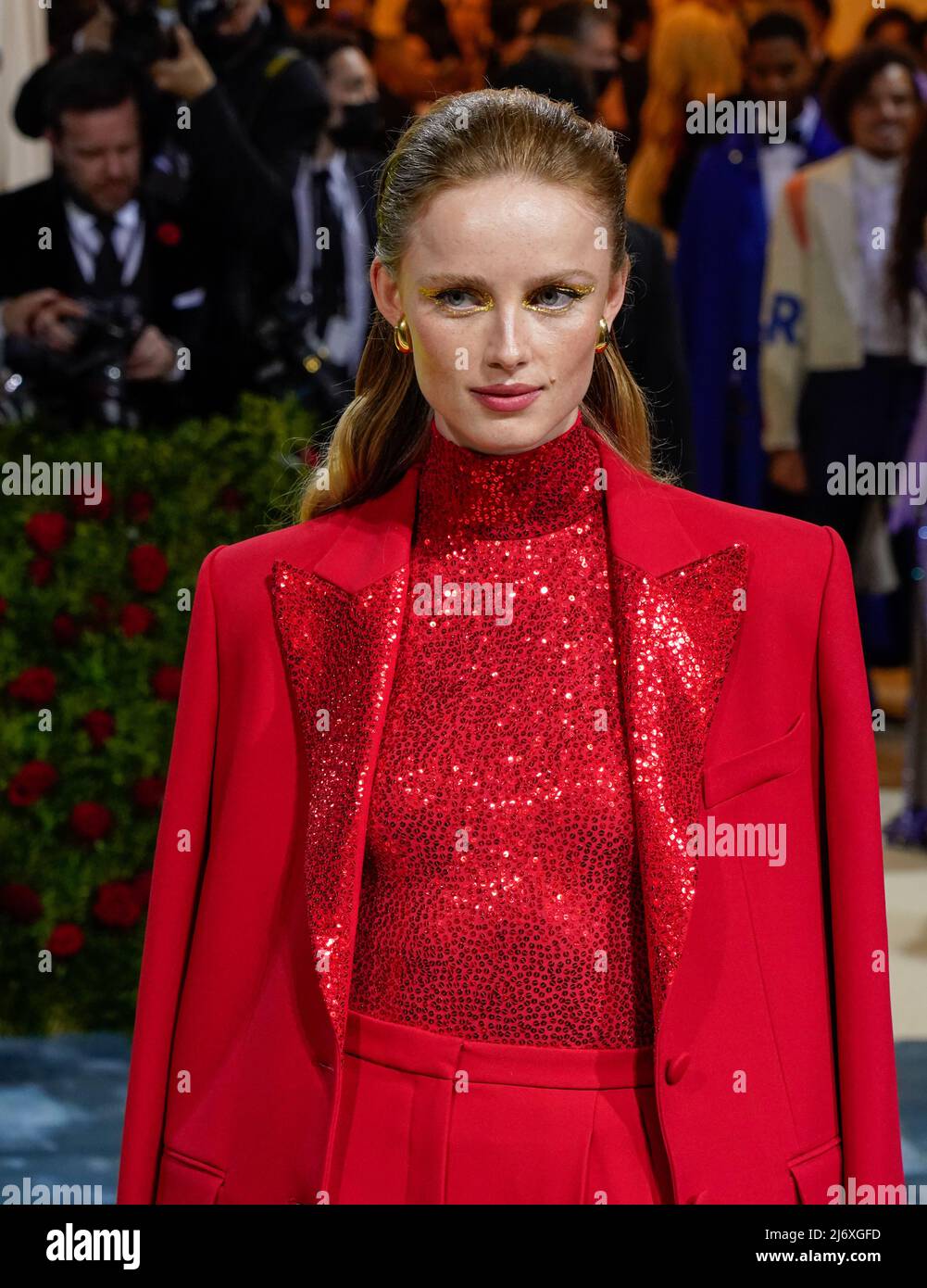 New York, United States. 2nd May, 2022. Rianne van Rompaey arrives for ...