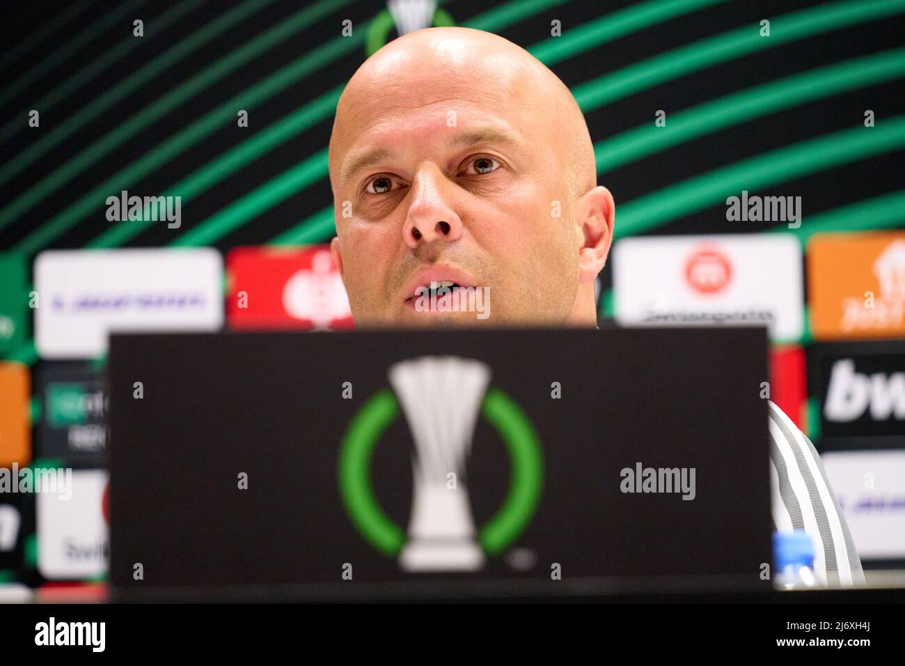 Marseille - Feyenoord coach Arne Slot during the press conference and ...