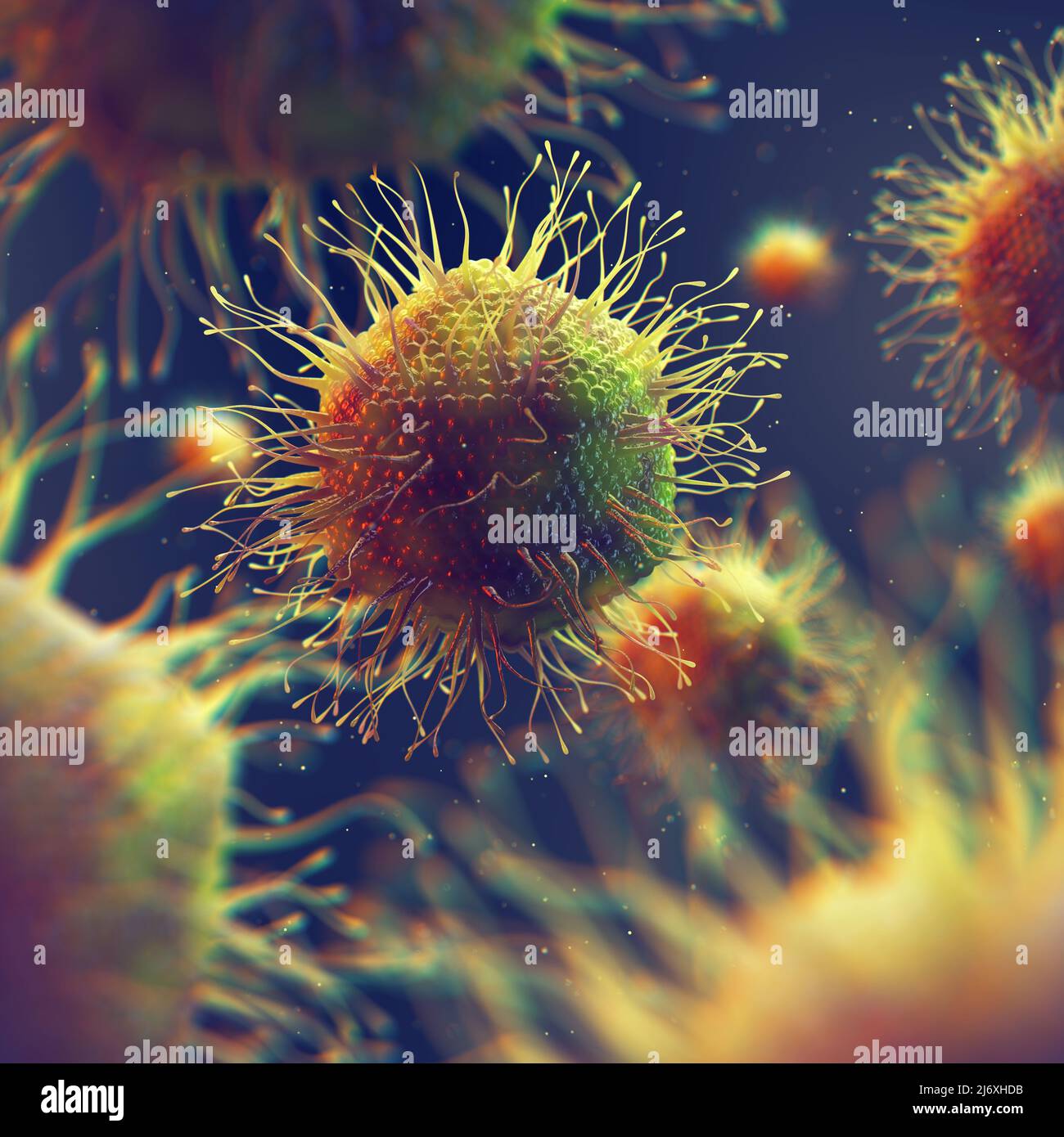 Mimiviruses are part of the Mimiviridae family and among the largest ...