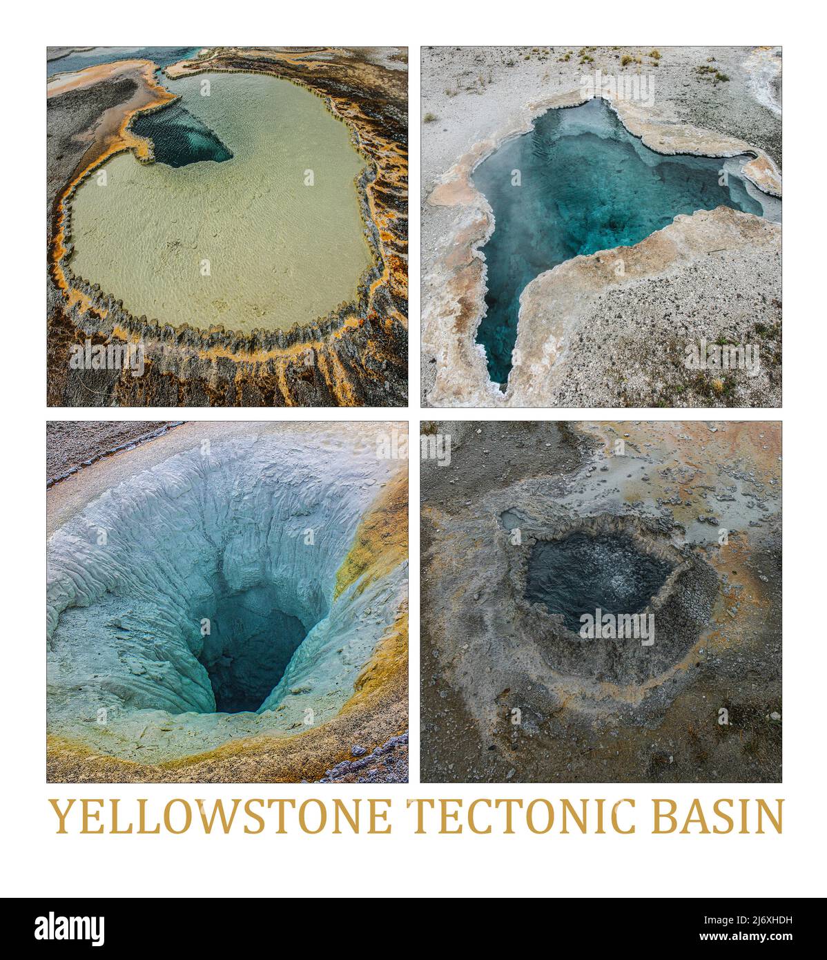 Classic Landscapes Series: The Yellowstone Tectonic Basin Stock Photo ...