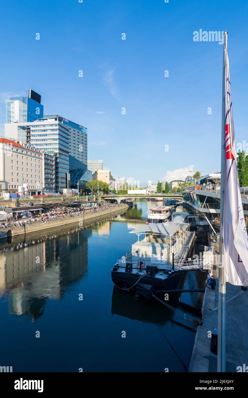 Schwedenplatz boat terminal hi-res stock photography and images - Alamy