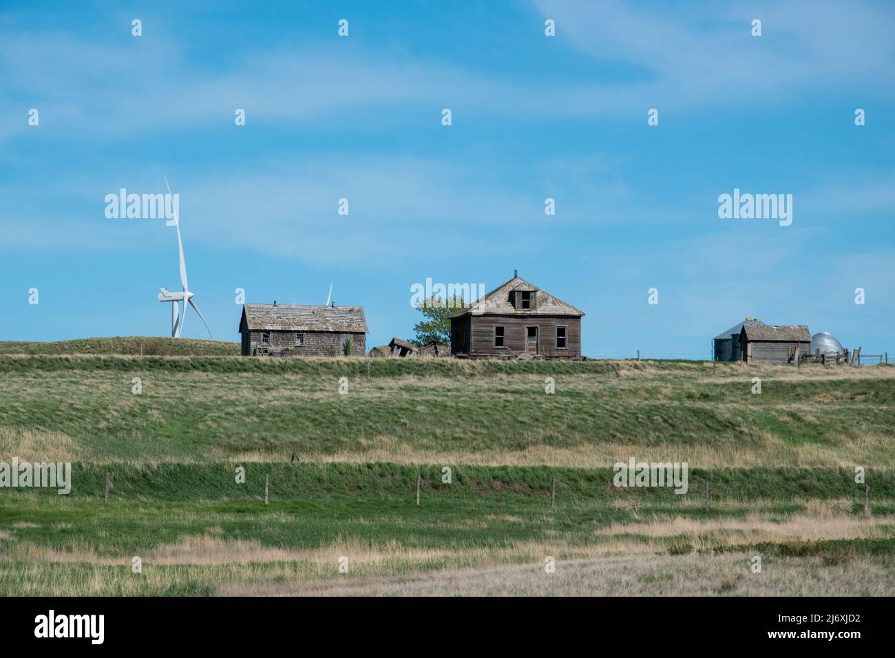 Wind turbines are now featured in southern Alberta where pioneering ...