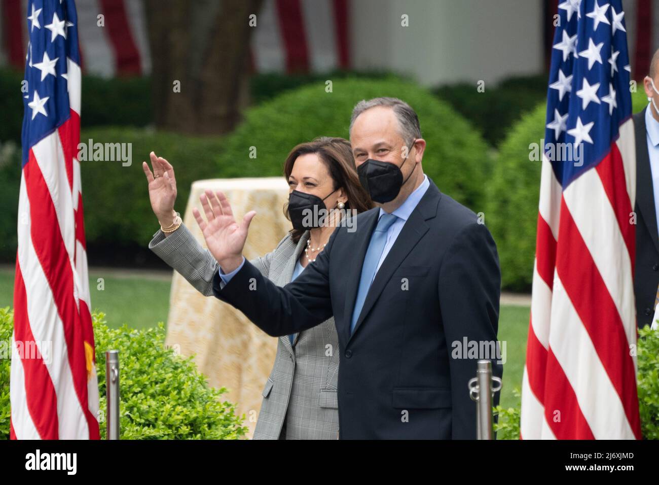 United States Vice President Kamala Harris and second gentleman Doug ...
