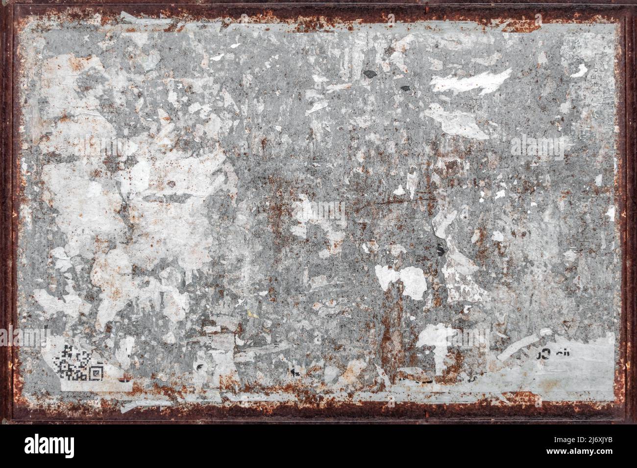 Grunge wall with rusty frame. Ideal for texture and background Stock ...