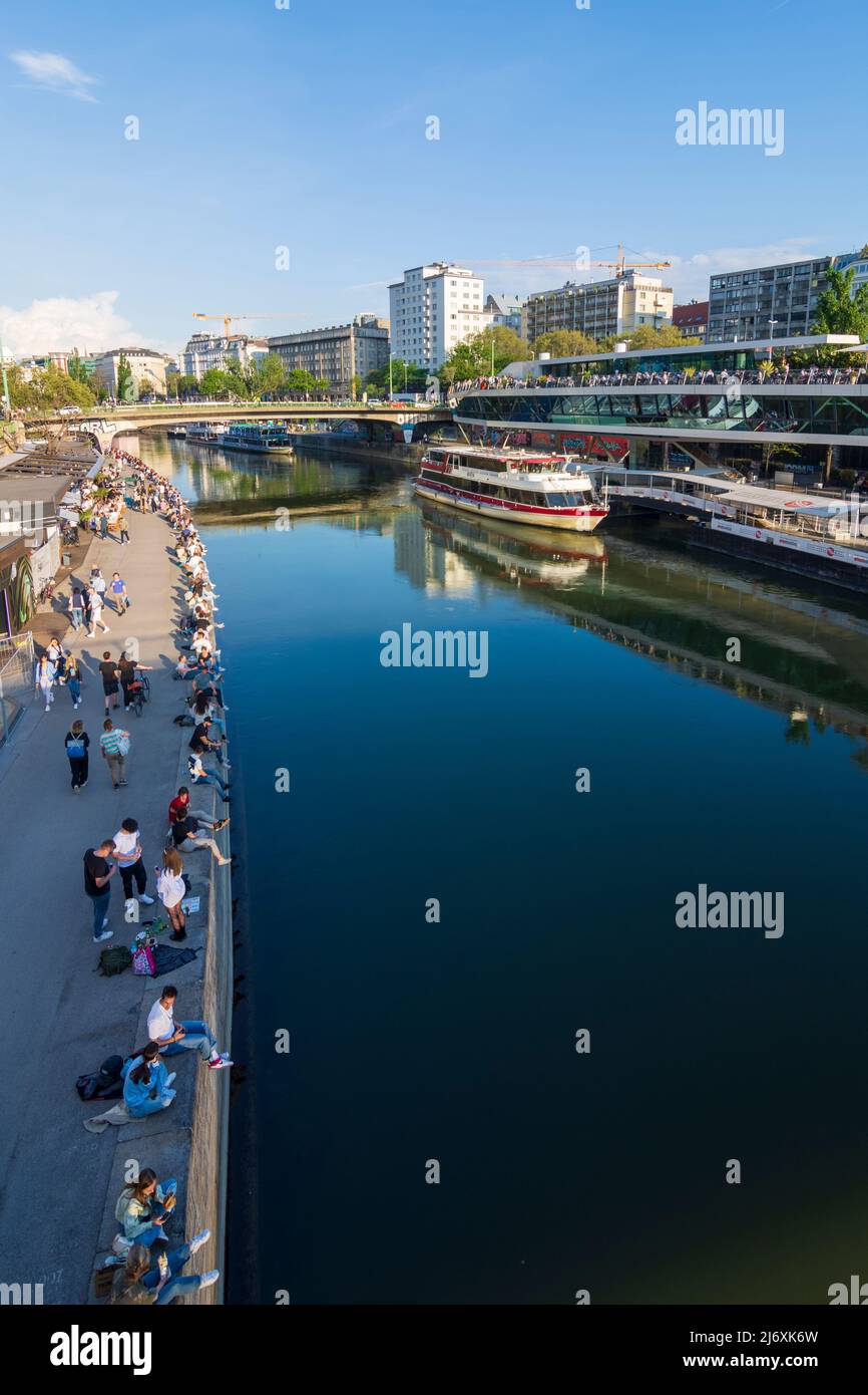 Schwedenplatz boat terminal hi-res stock photography and images - Alamy