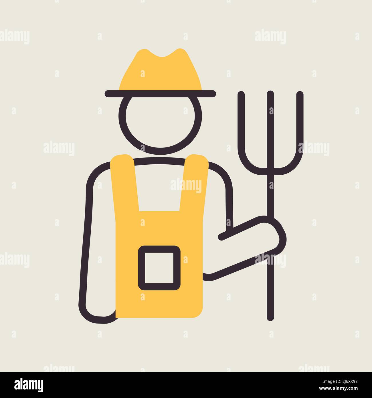 Villager logo hi-res stock photography and images - Alamy