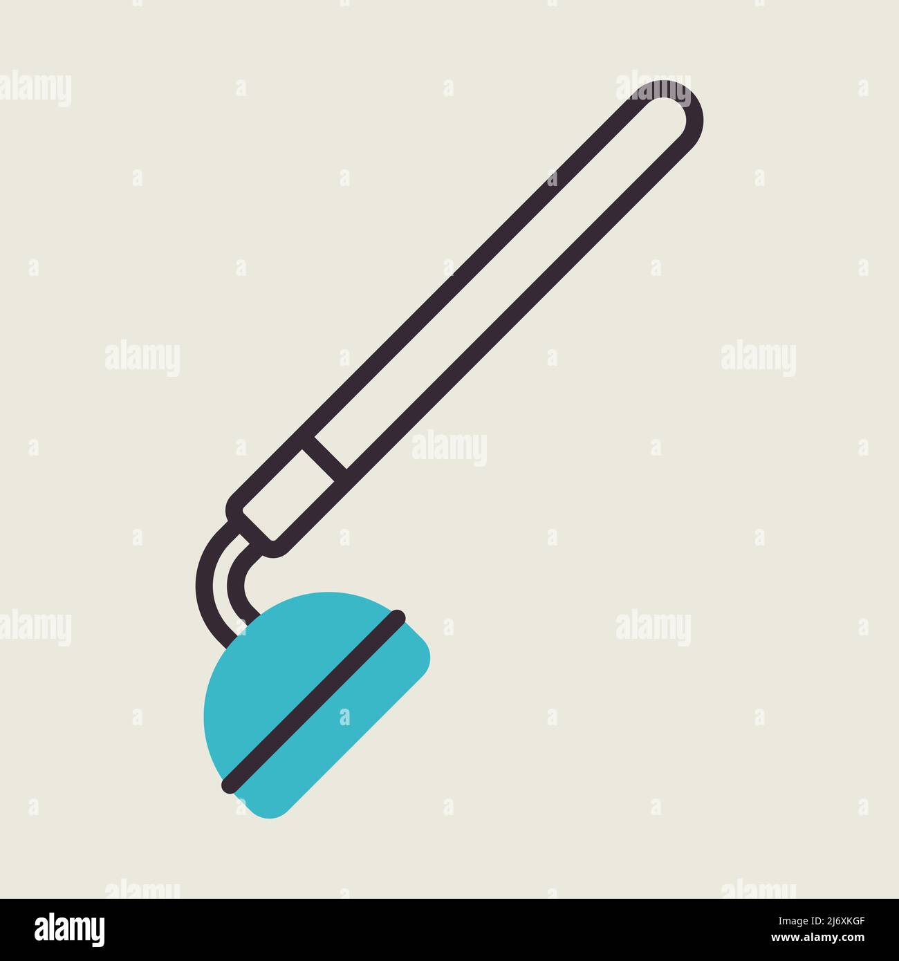 Garden hoe vector isolated icon. Graph symbol for agriculture, garden ...